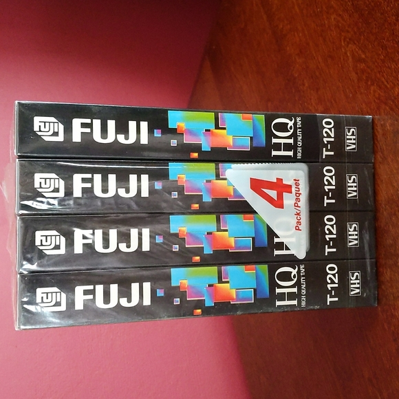 Fuji | Other | Factory Sealed Fuji Vhs Blank Tapes | Poshmark